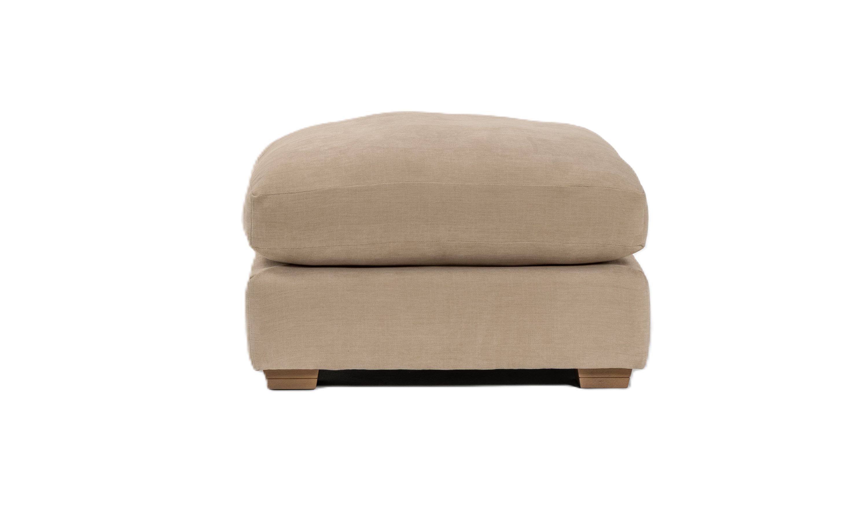 Girona Footstool Digby Beige | Caseys Furniture