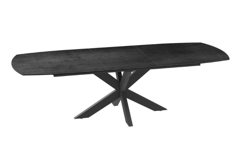 Astra Extending Dining Table Titanium | Caseys Furniture