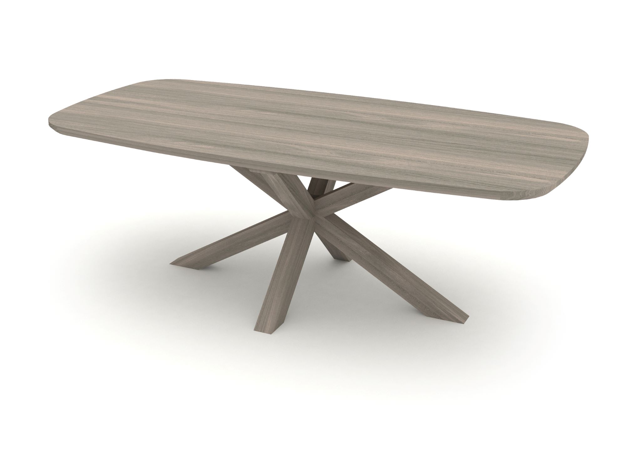 Hillsdale Ash Star Leg Table 4cm plate 220x105cm | Caseys Furniture