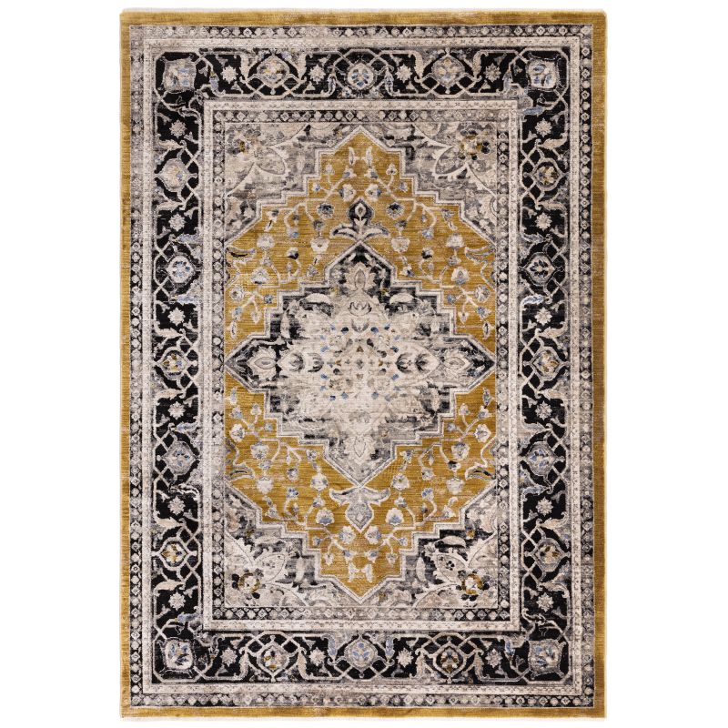 Sovereign Rug Gold Medallion | Caseys Furniture